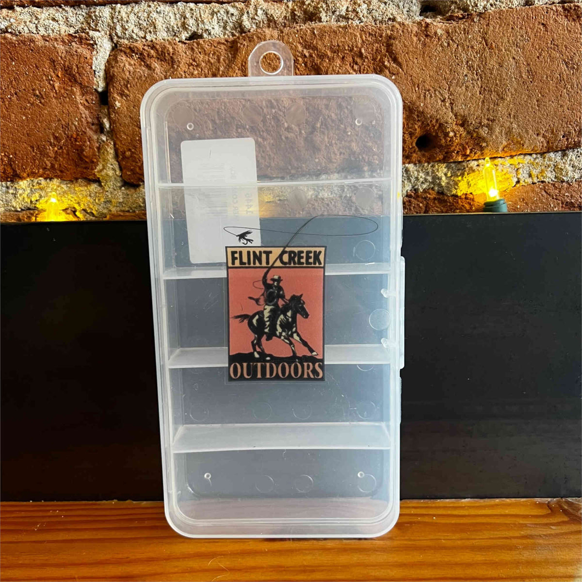 Streamer Compartment Clear Fly Box with FCO Logo– Flint Creek Outdoors
